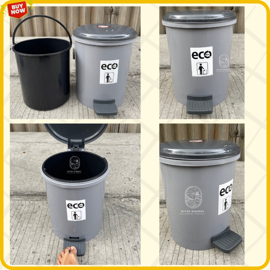 Jual PROMO!! TEMPAT SAMPAH INJAK SHINPO 10-15-20-25-50-70 LITER TEMPAT SAMPAH INJEK DUSTBIN TONG ...