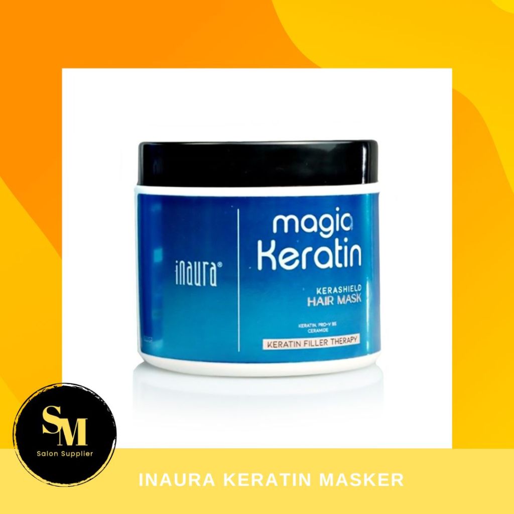 Jual Inaura Magia Kerashield Hair Mask 500ml - Masker Keratin | Shopee ...