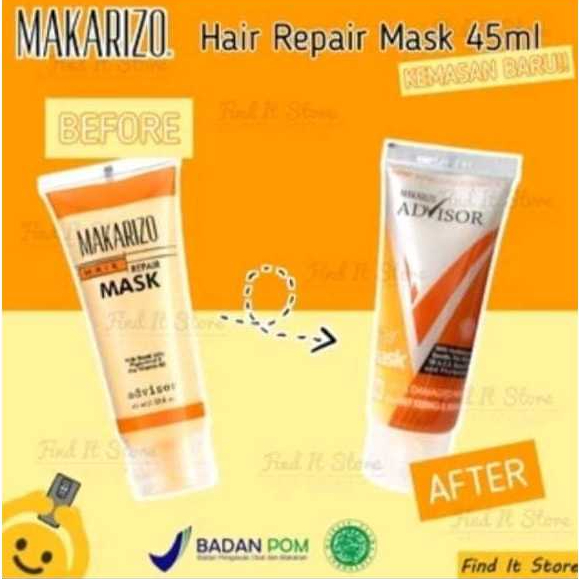 Jual MAKARIZO HAIR REPAIR MASK#Masker Rambut Makarizo | Shopee Indonesia