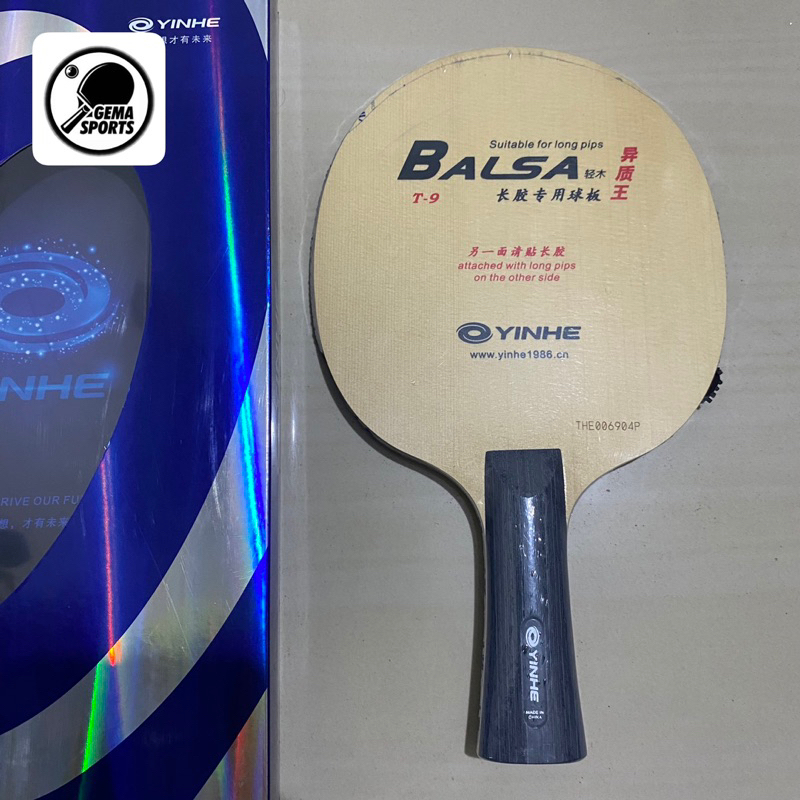 Jual Kayu Bet Bat Tenis Meja Pingpong YINHE T9 FL Original | Shopee Indonesia