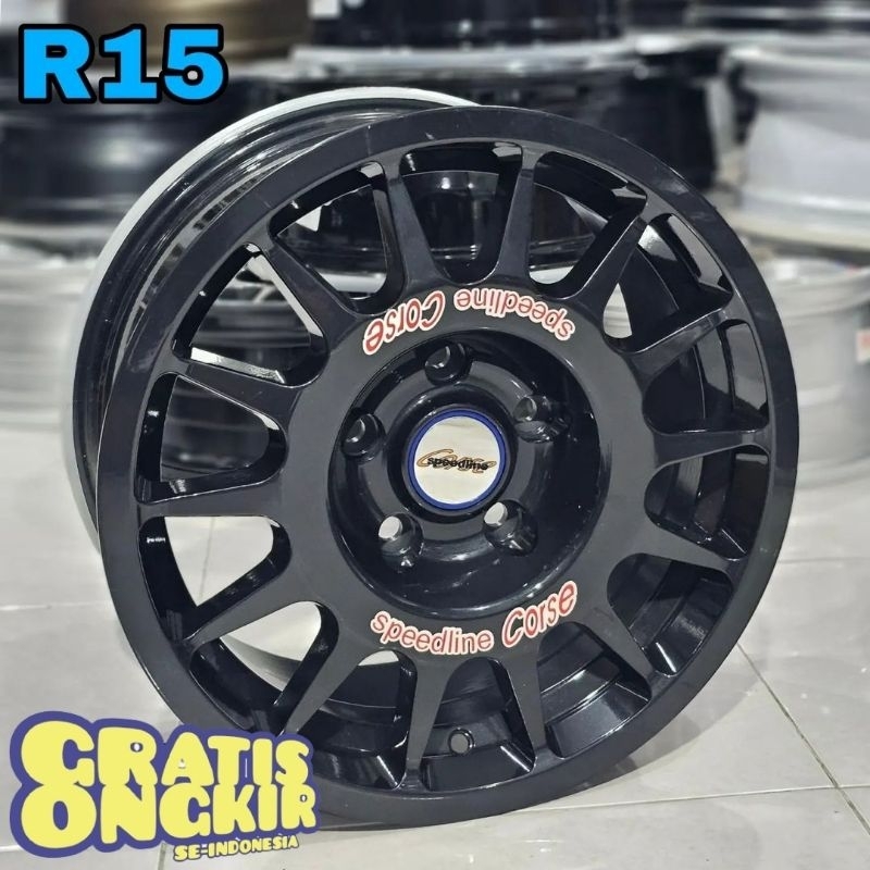 Jual velg racing ring 15 SPEED LINE RALLY PCD 5X114 velg racing mobil ...