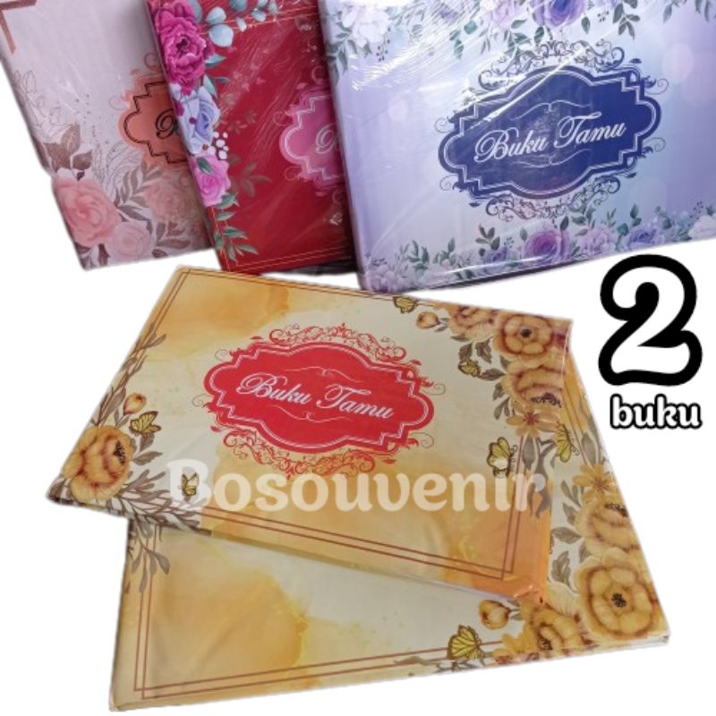 Jual Buku Tamu Bunga isi 2 buku | Shopee Indonesia