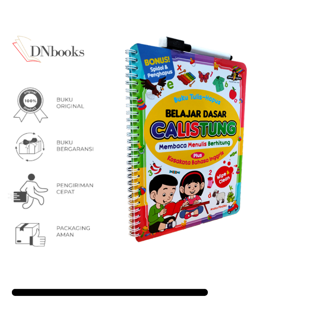 Jual BUKU CALISTUNG TK & PAUD WIPE CLEAN TULIS HAPUS BELAJAR DASAR ...
