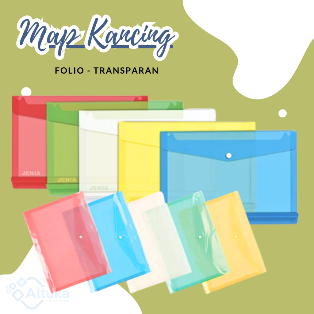 Jual Map kancing plastik map folder / Map Plastik Kancing | Shopee ...