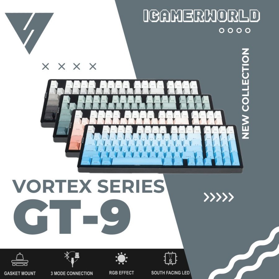 Jual VortexSeries GT9 / GT-9 Wireless Hotswap Mechanical Gaming ...