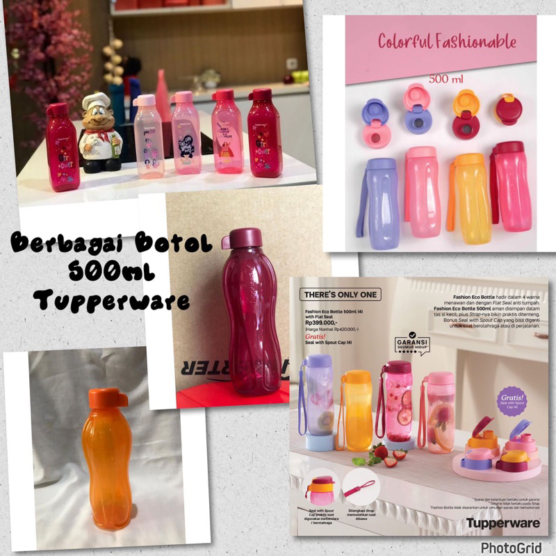 Jual Botol Tupperware Promo , Fashion Eco Bottle Tupperware 500ml ...
