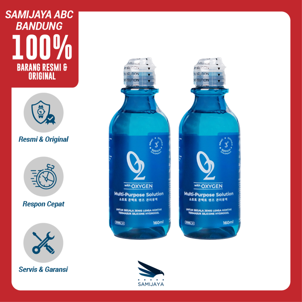 Jual Cairan Air Solution Pembersih atau Perendam Softlens O2 KECIL ...
