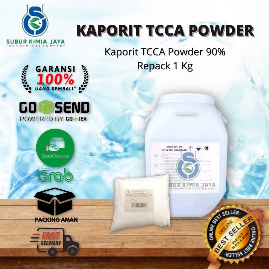 Jual Kaporit TCCA Powder / Kaporit TCCA Powder 90% 1 KG | Shopee Indonesia