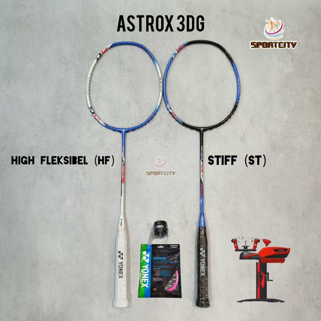 Jual Raket Badminton YONEX ASTROX 3DG HF ST 35LBS 3 DG Original | Shopee Indonesia