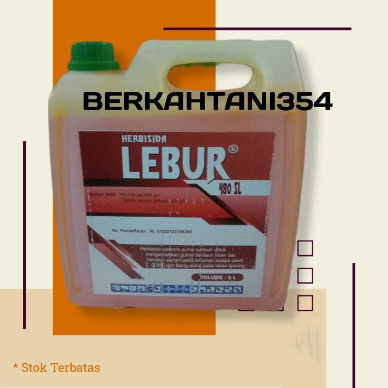 Jual herbisida lebur480sl 5liter obat pembasmi rumput sampai akar Lebur ...