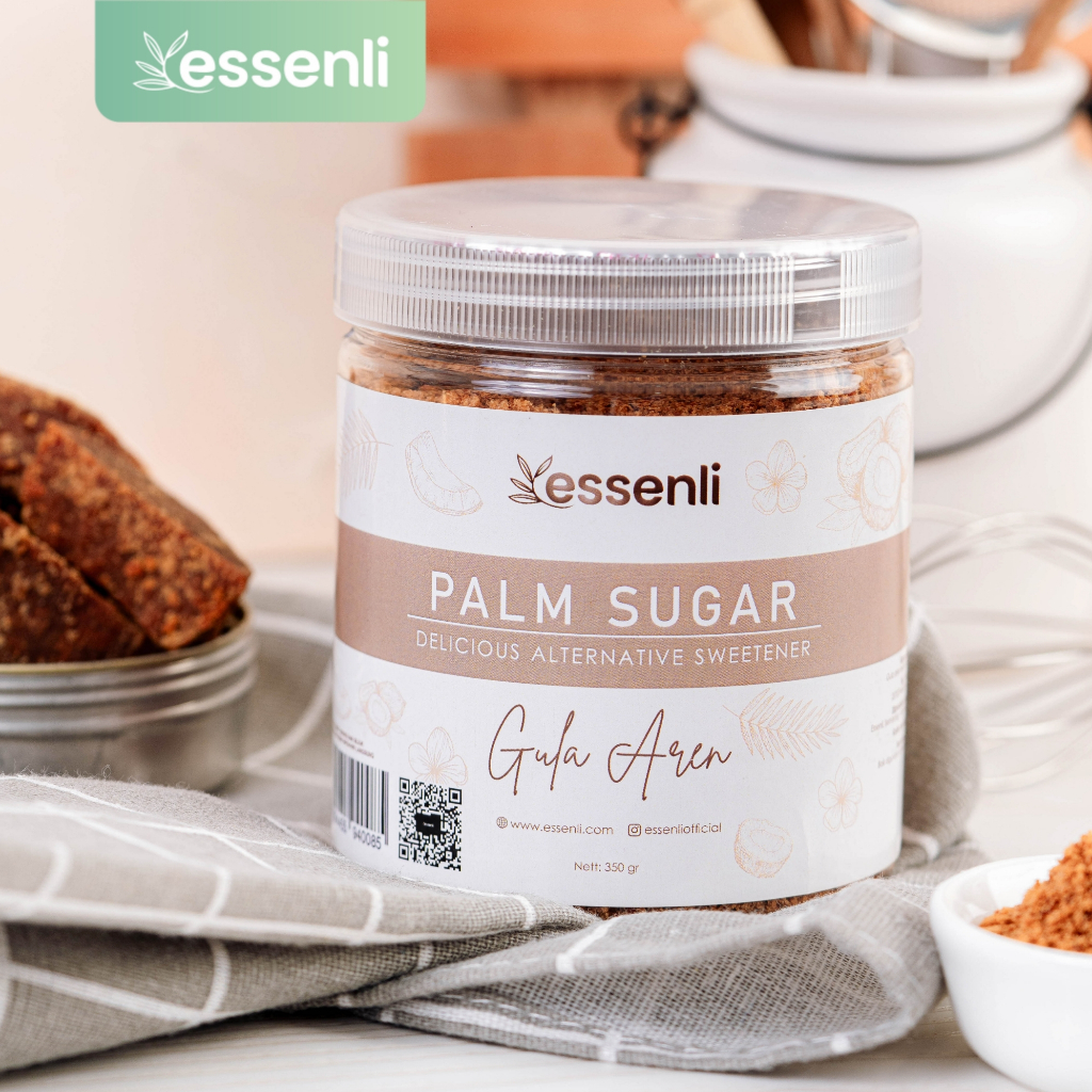 Jual ESSENLI Gula Aren Bubuk / Palm Sugar | Shopee Indonesia
