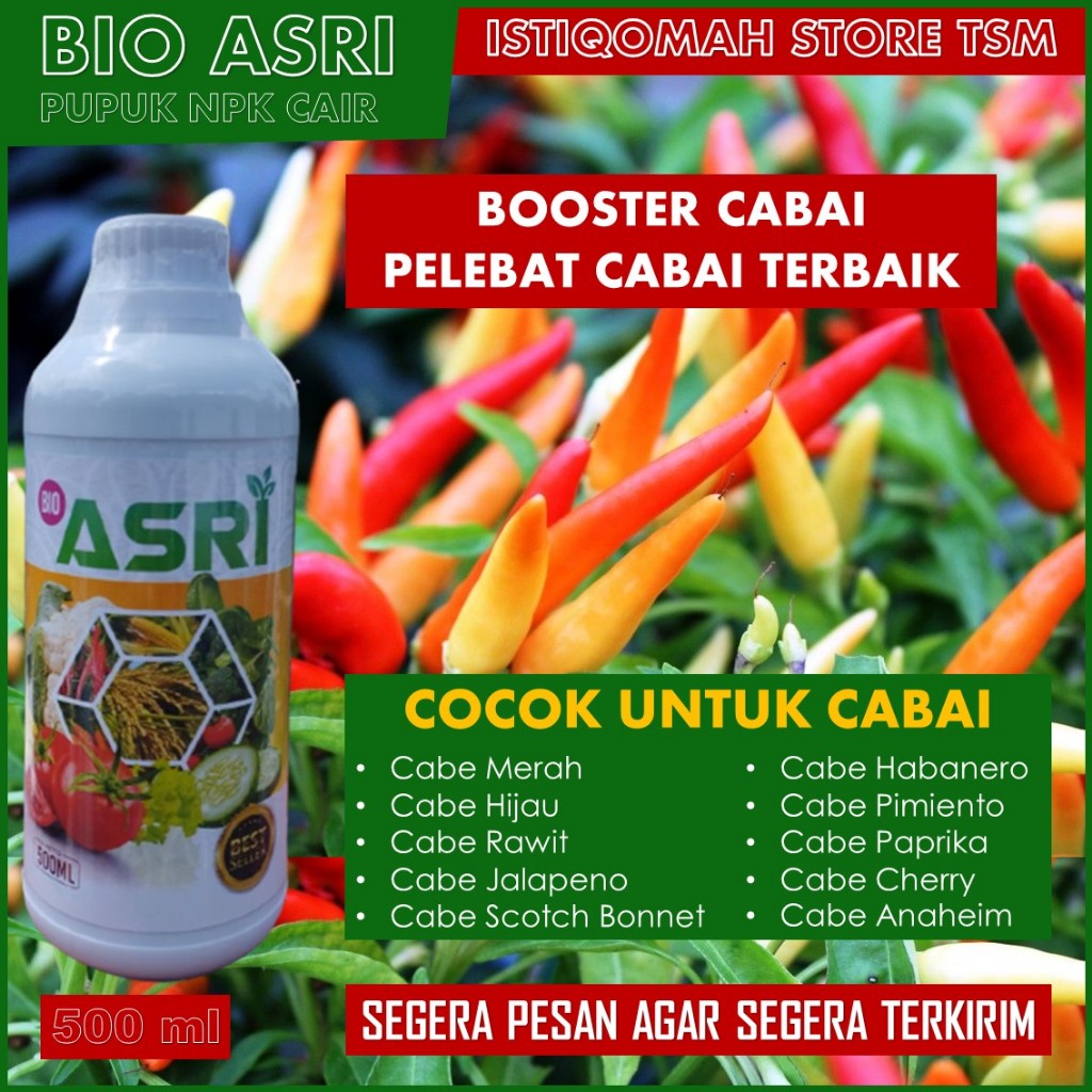 Jual Pupuk booster cabai mampu merangsang pertumbuhan buah, meningkatkan keberlimpahan, serta ...