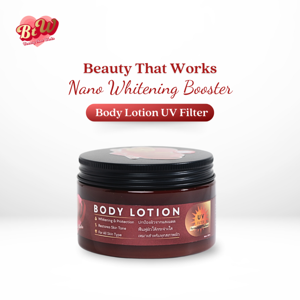 Jual BTW Beauty That Works Nano Booster Body Lotion UV Filter 300ml ...