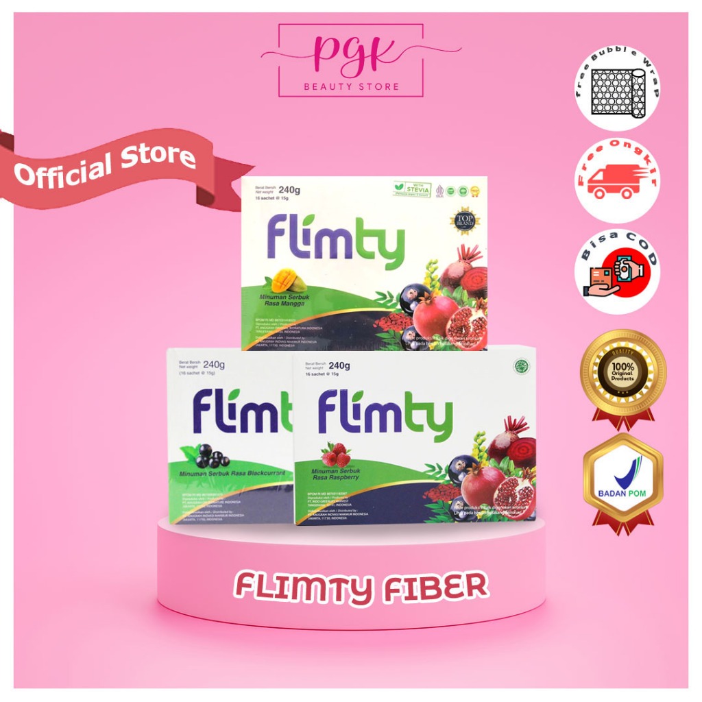 Jual Flimty Fiber - 1 Box (isi 16 sachet) Antioksidan | Shopee Indonesia