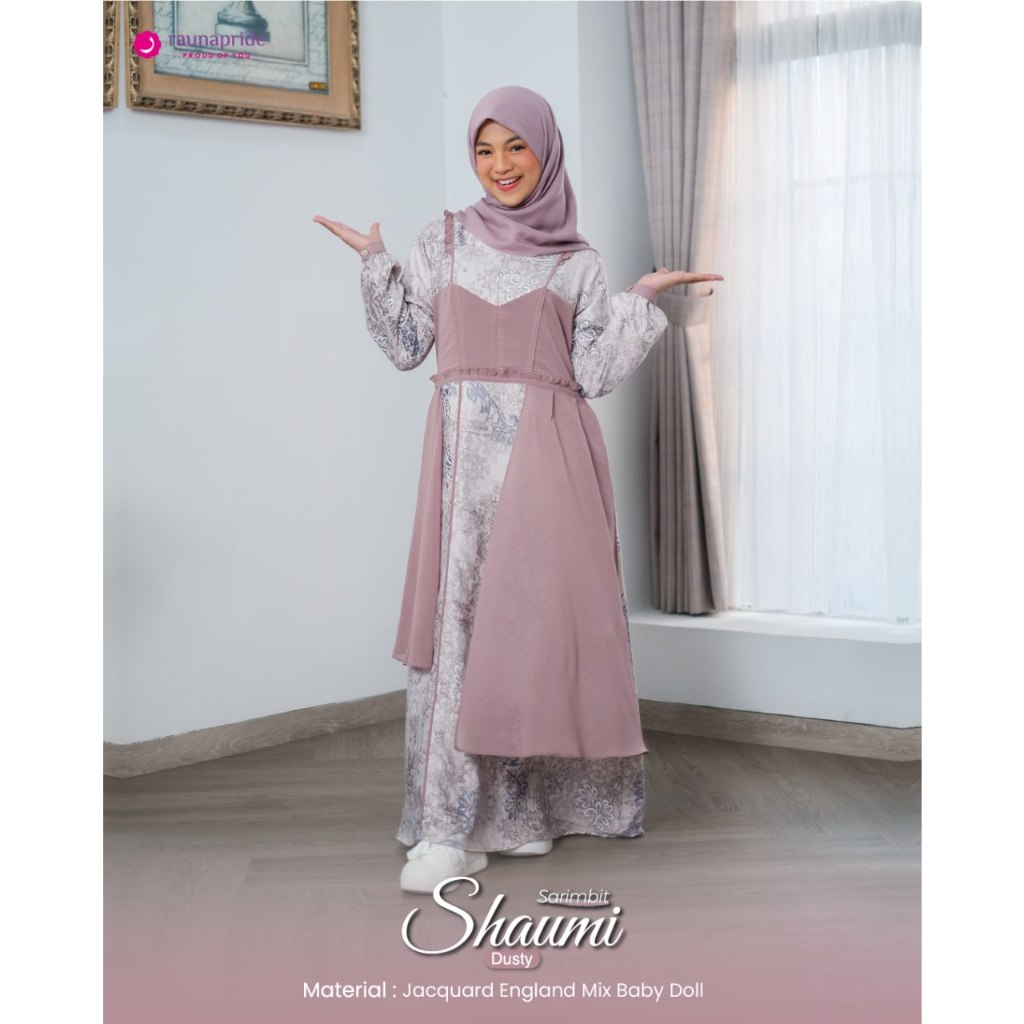 Jual RRF SHAUMI - Gamis Remaja Tanggung Terbaru 2024 - original by ...