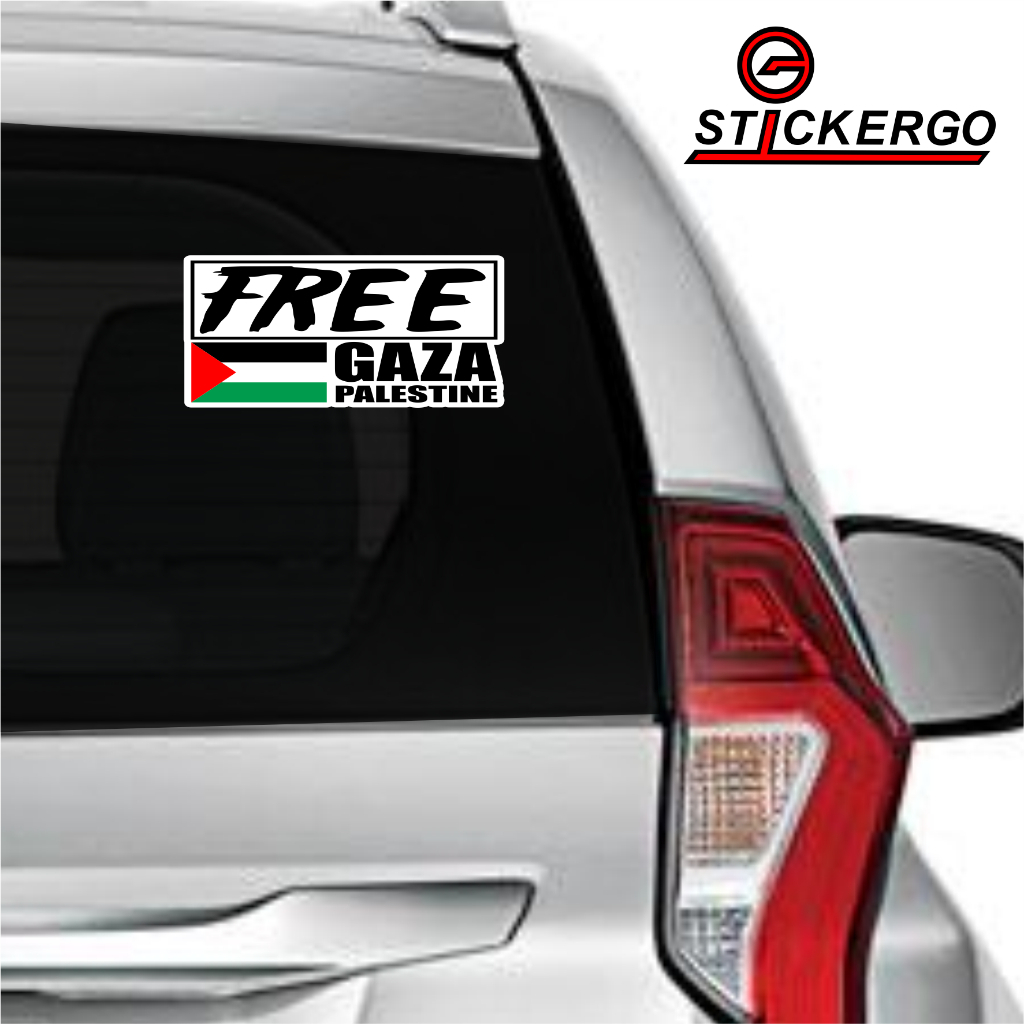 Jual Cutting Sticker Free Gaza Palestine Stiker Aksesoris | Shopee ...