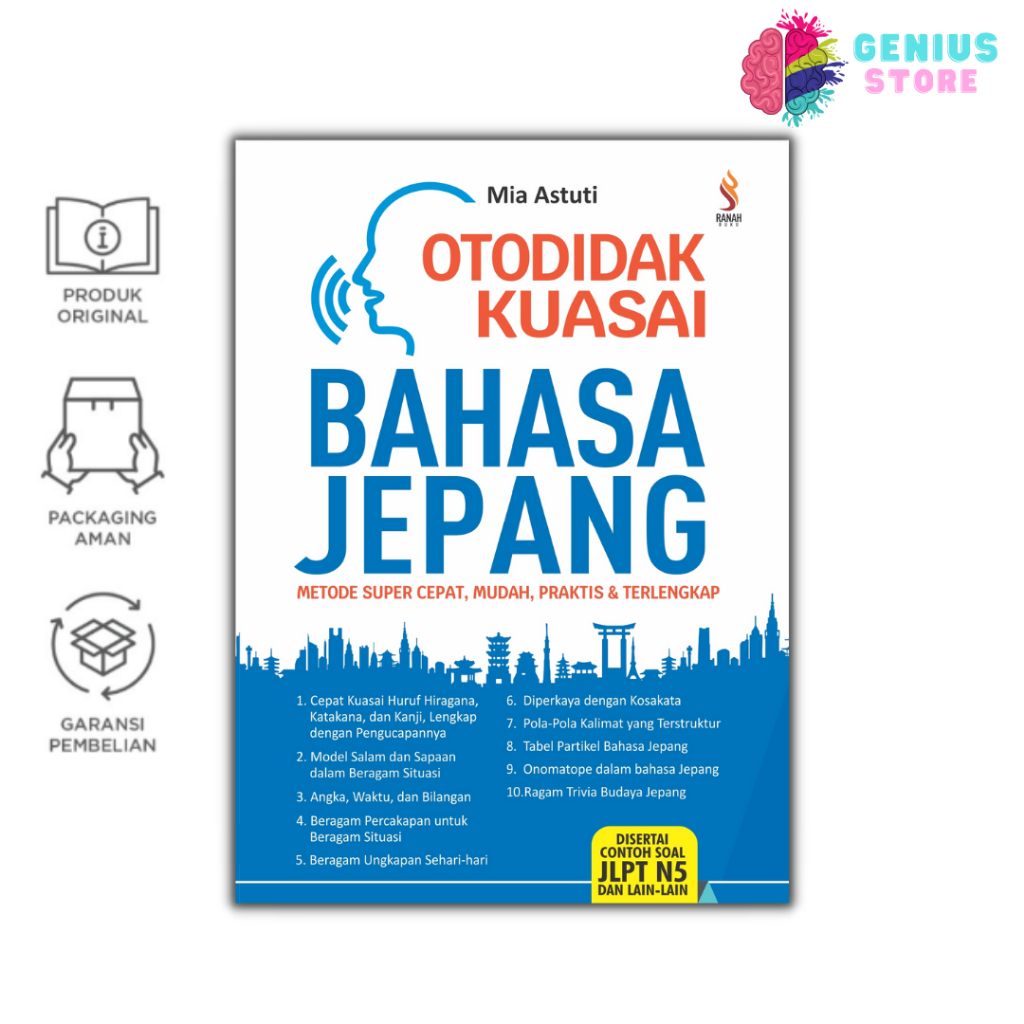 Jual Buku Otodidak Kuasai Bahasa Jepang - Mia Astuti Ranah Buku ...