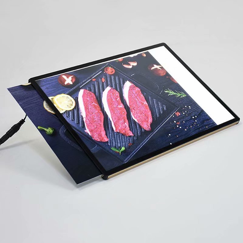 Jual LED Cafe Menu Board/LED Signboard/ Slim Light Box/LED Light Box ...