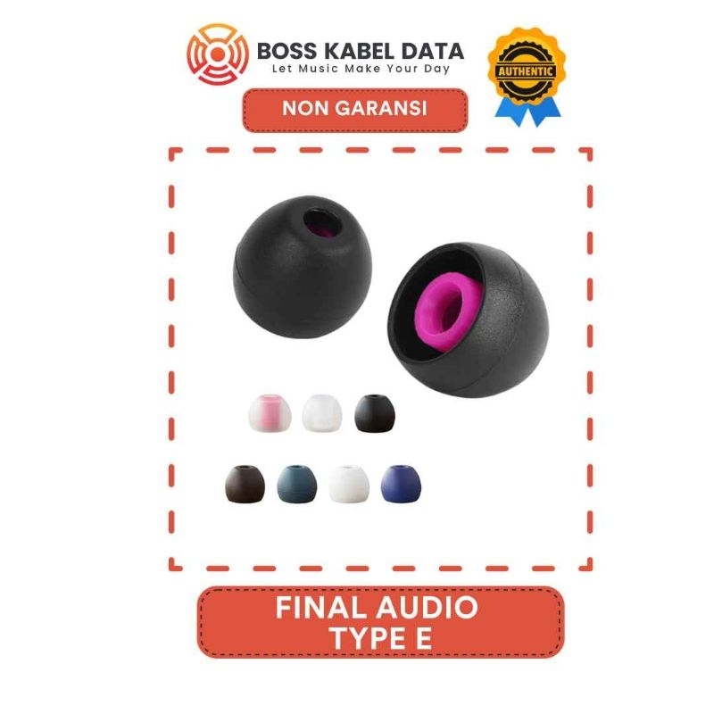 Jual Final Audio Type E Eartips Silicone Soft Premium | Shopee Indonesia