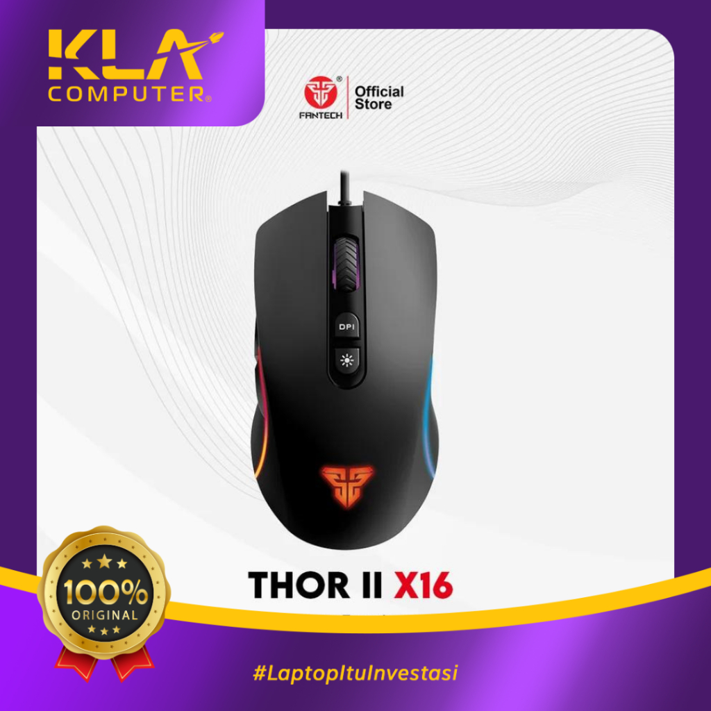 Jual Fantech Thor II X16 Macro Gaming Mouse | Shopee Indonesia