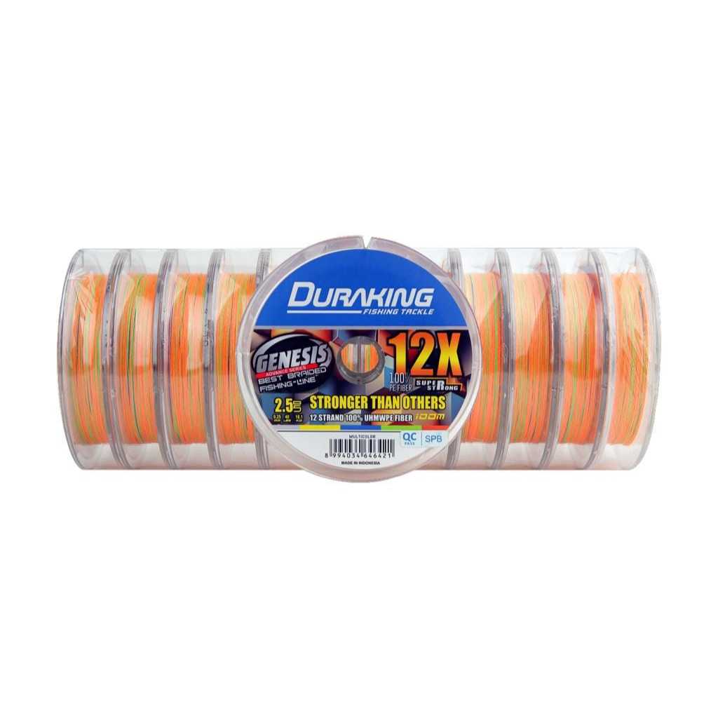 Jual PE. DURAKING GENESIS X12 (Color MULTICOLOR) 100m Conecting ...