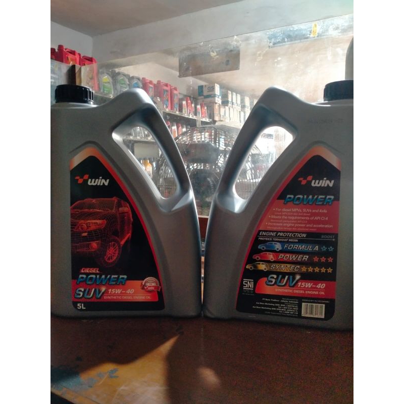 Jual Oli Win DIESEL Power SUV SAE 15W-40 5Ltr Original AsliKemasan ...