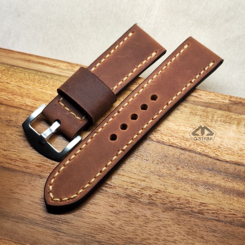 Jual Tali jam kulit asli / strap jam kulit / kulit asli / jam tangan ...