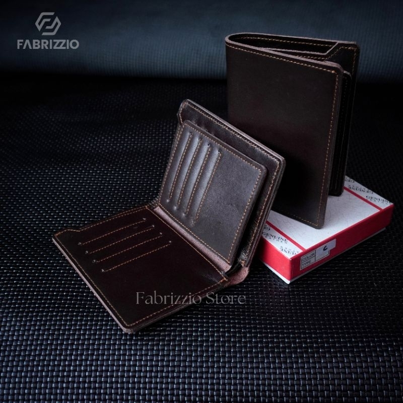 Jual dompet pria stand bold kulit asli free custom name | Shopee Indonesia