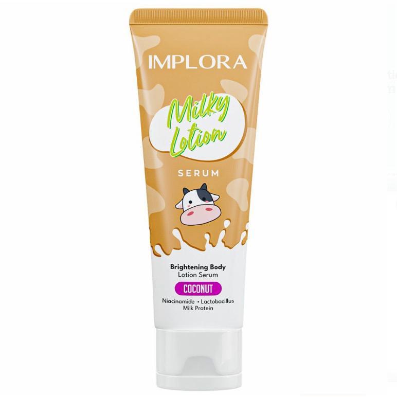Jual IMPLORA Milky Lotion Body Serum 50ml / Brightening Body Lotion ...