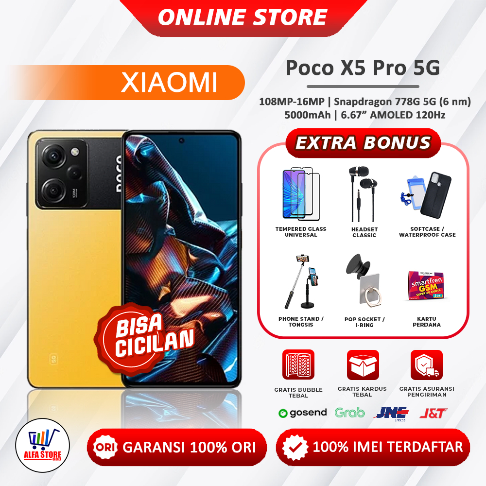 Jual Xiaomi Poco X5 Pro 5G, X5 5G RAM 8/256 - 6/128 Garansi Resmi ...