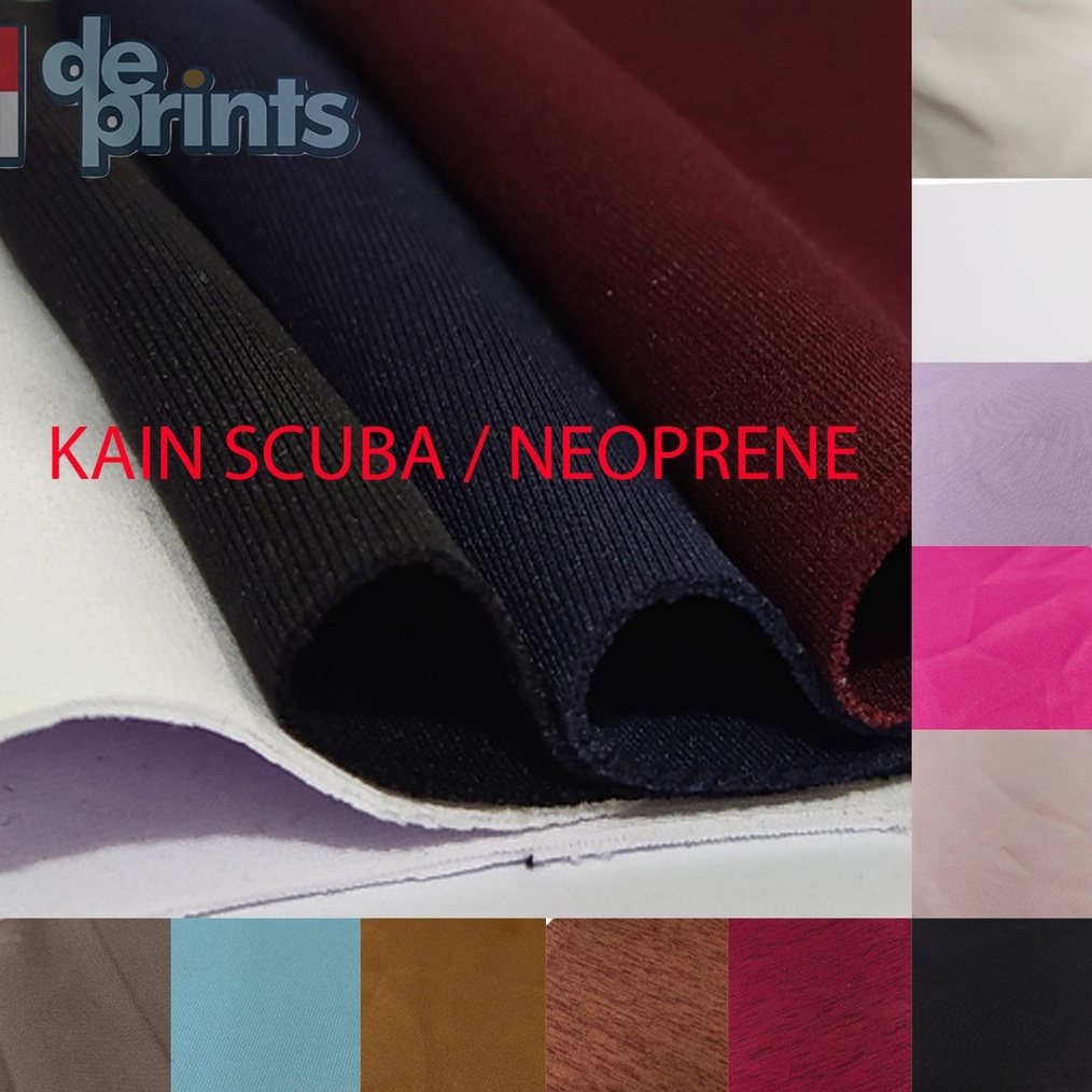 Jual Termurah Bahan Kain Scuba Meteran - Neoprene - Scuba tebal ...
