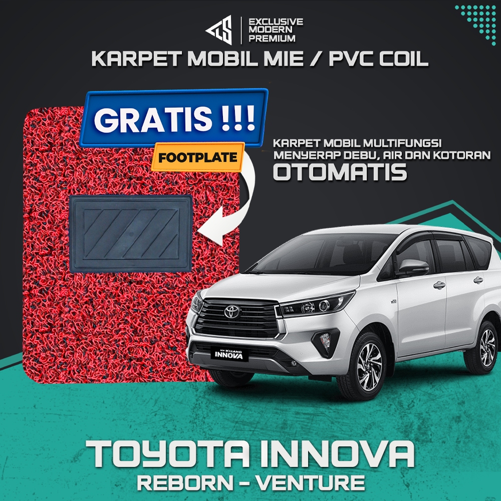 Jual Karpet Mobil Mie Toyota Innova Reborn Venturer 2018 2019 2016 2017 ...