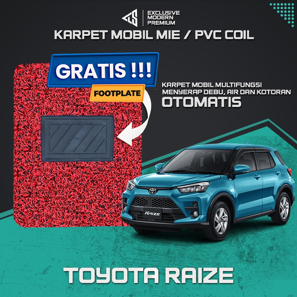 Jual Karpet Mobil Mie Bihun Toyota Raize Full Bagasi Coilmat Karpet ...