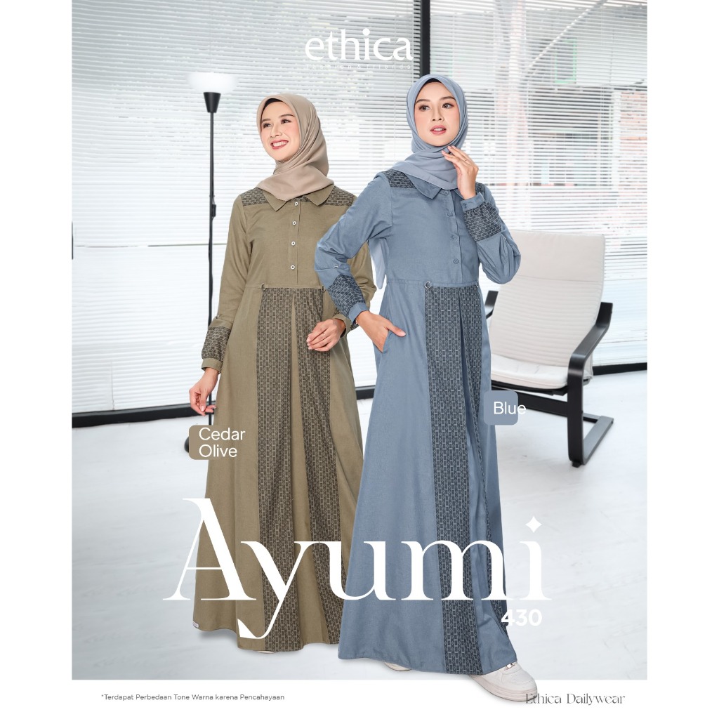 Jual Ethica Gamis Dewasa Ayumi 430 Dress Muslim Wanita Kondangan ...