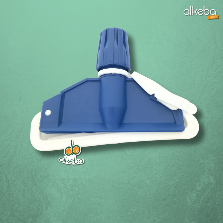 Jual Mop Holder / Frame Mop Pel Biru Penjepit pel Mop | Shopee Indonesia