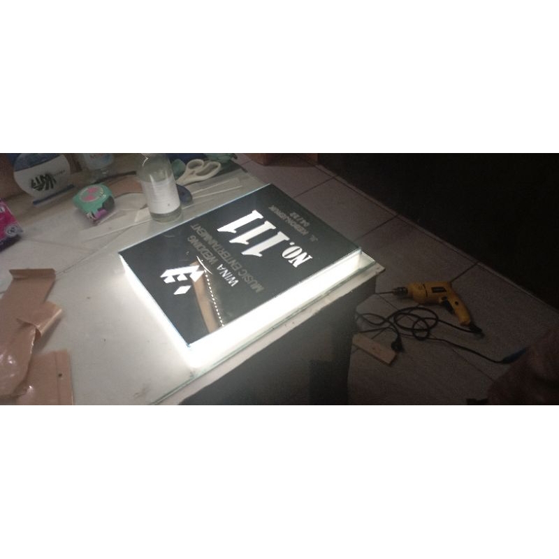 Jual Neo Box, No rumah, custom, akrilik | Shopee Indonesia