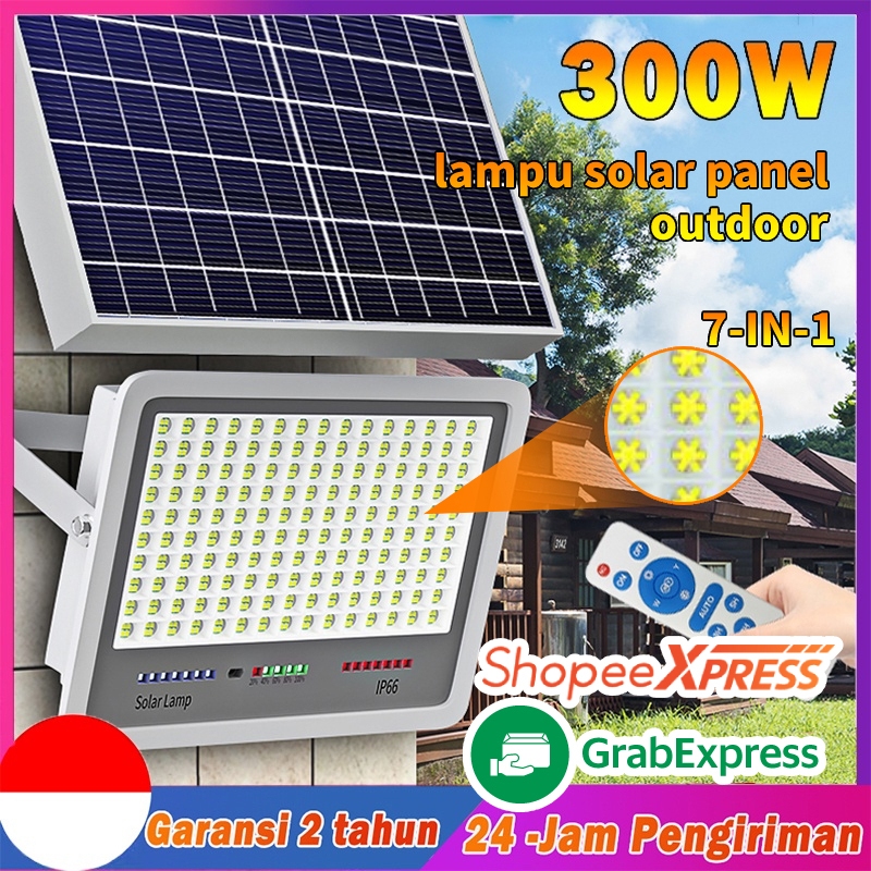 Jual Matcob 1000W 7-IN-1 LED lampu tenaga surya tahan 24 jam otomatis ...