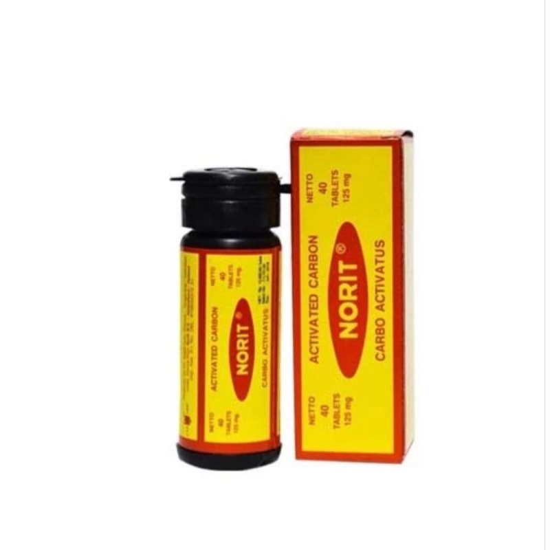Jual Norit tablet diare karbon penyerap racun 1 botol | Shopee Indonesia