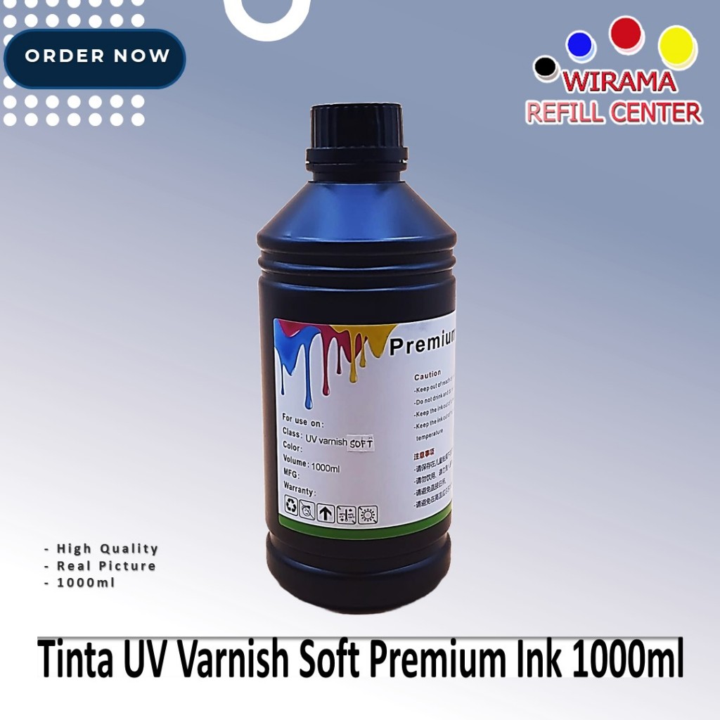 Jual Tinta UV Varnish Soft 1000 ml Premium ink | Shopee Indonesia
