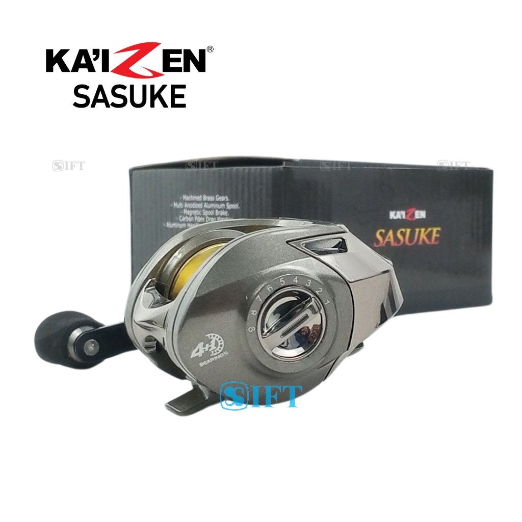 Jual Reel BC KAIZEN SASUKE | Baitcasting | Left Handle | Shopee Indonesia