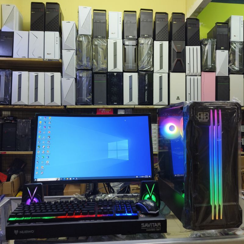 Jual PC GAMING CORE I5 RAM 16GB GTX 1650 SSD 512 LED 24 INCI 144 HERTZ ...