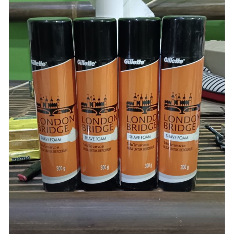 Jual GIllette London bridge shave foam 300g | Shopee Indonesia