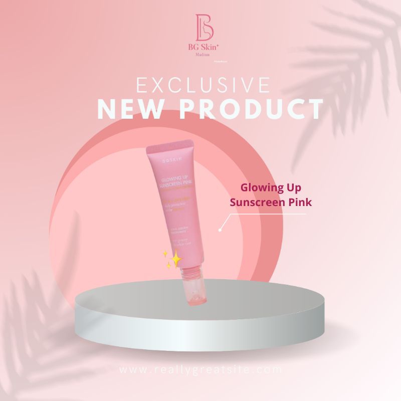 Jual Glowing Up Sunscreen Pink | Shopee Indonesia