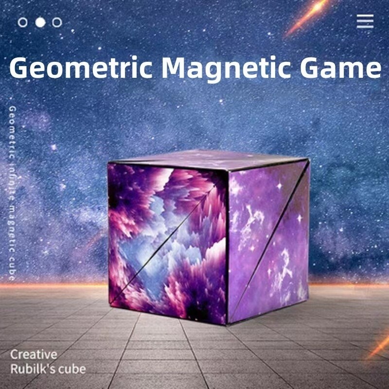Jual Mainan Magic Cube Magnetic Bisa Berubah 70 Bentuk Fidget Kotak ...