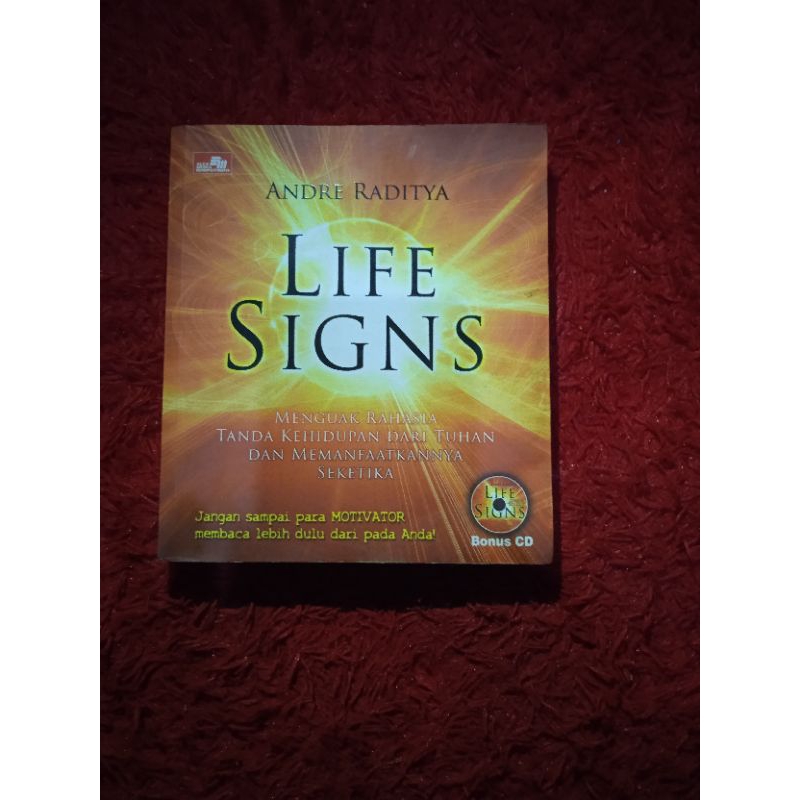 Jual ( preloved ) buku life signs original | Shopee Indonesia