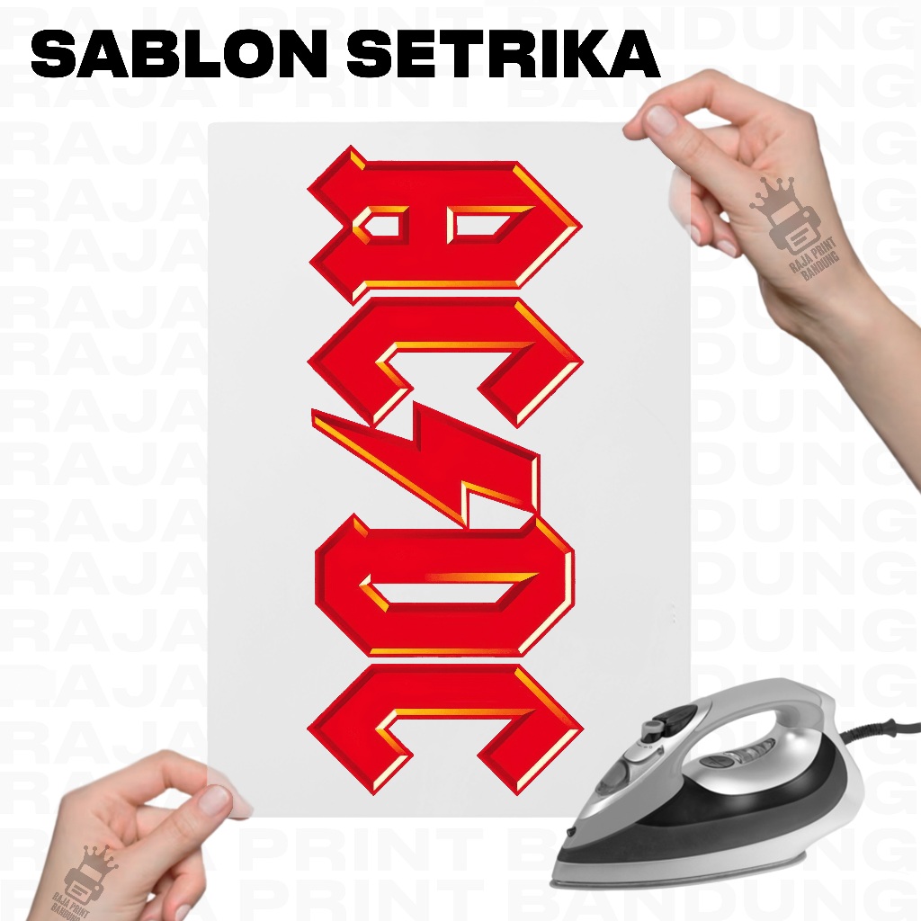 Jual Sablon Sticker Setrika DTF A4 Ready To Press Siap Disetrika Logo ...