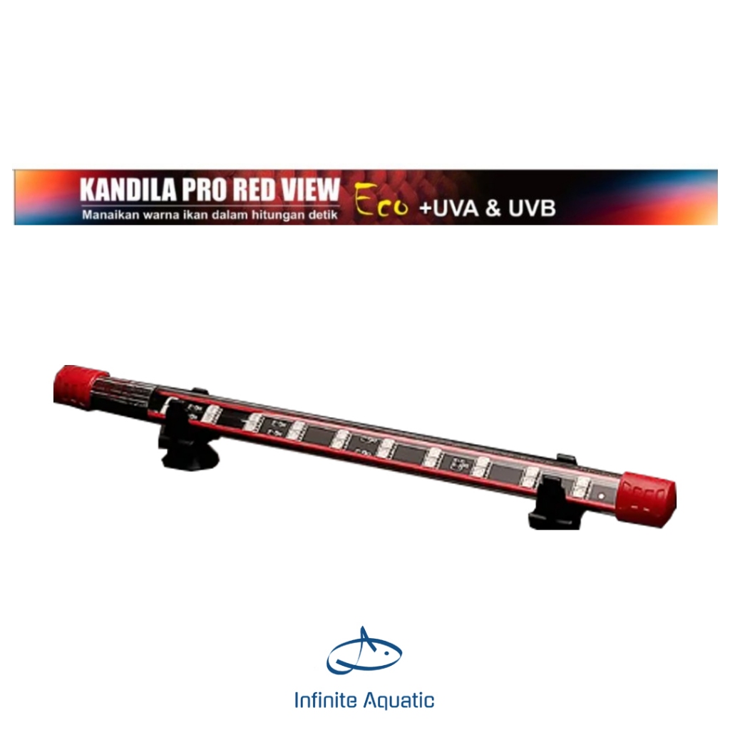 Jual Lampu LED Aquarium KANDILA T4 KANDILA Pro Red View Eco UVA + UVB ...