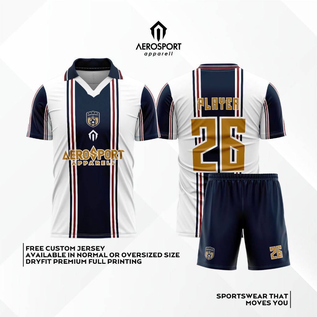 Jual Jersey Custom JAMES POTTER berkerah Full Printing Dryfit Premium ...