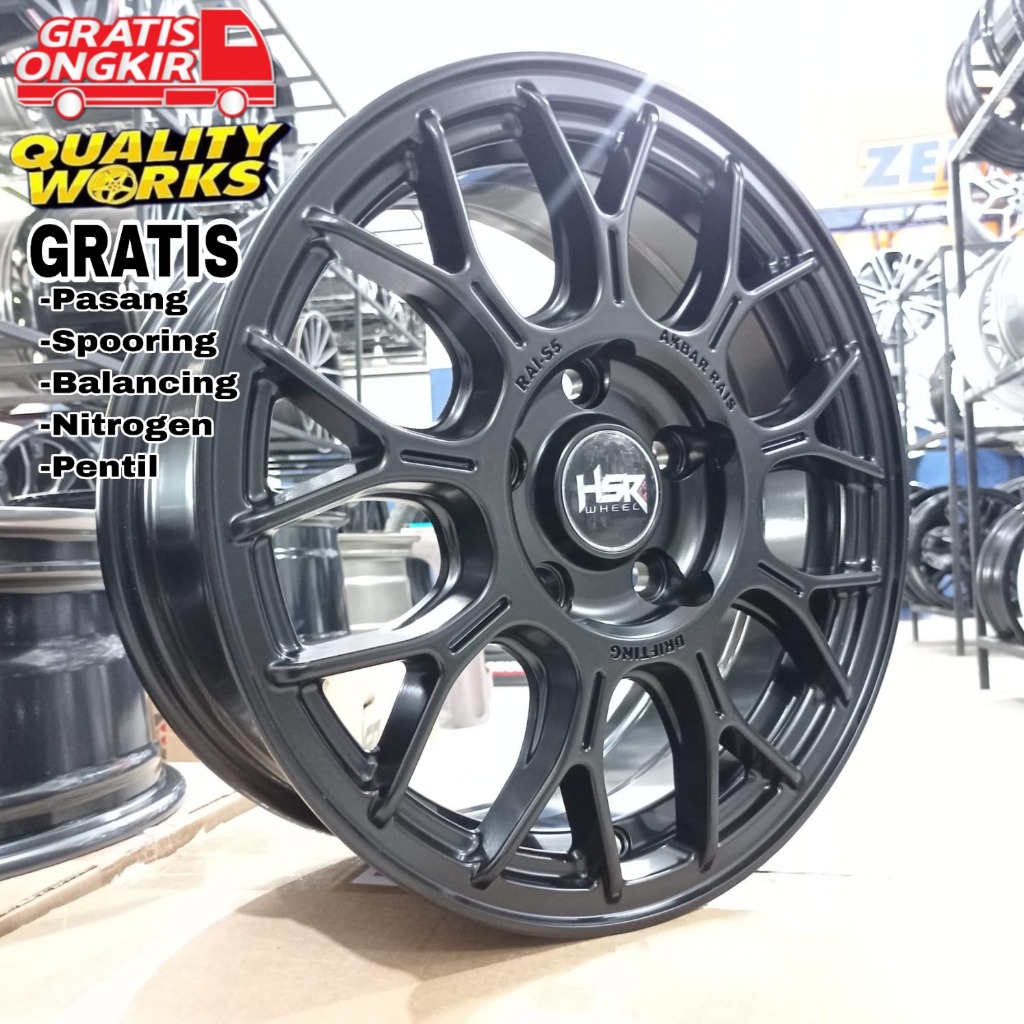 Jual VELG MOBIL MODIFIKASI R15 GRAND MAX, SERENA, ERTIGA, HSR WHEEL RAI ...