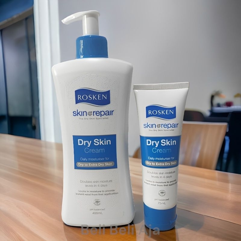 Jual ROSKEN Dry Skin Cream 75ml 400ml | Shopee Indonesia